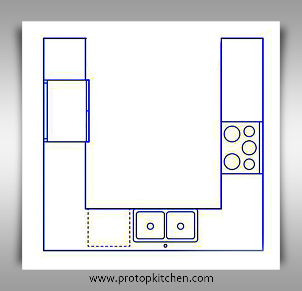 U-Shaped Layout in Classic Kitchen Design - professional top kitchen